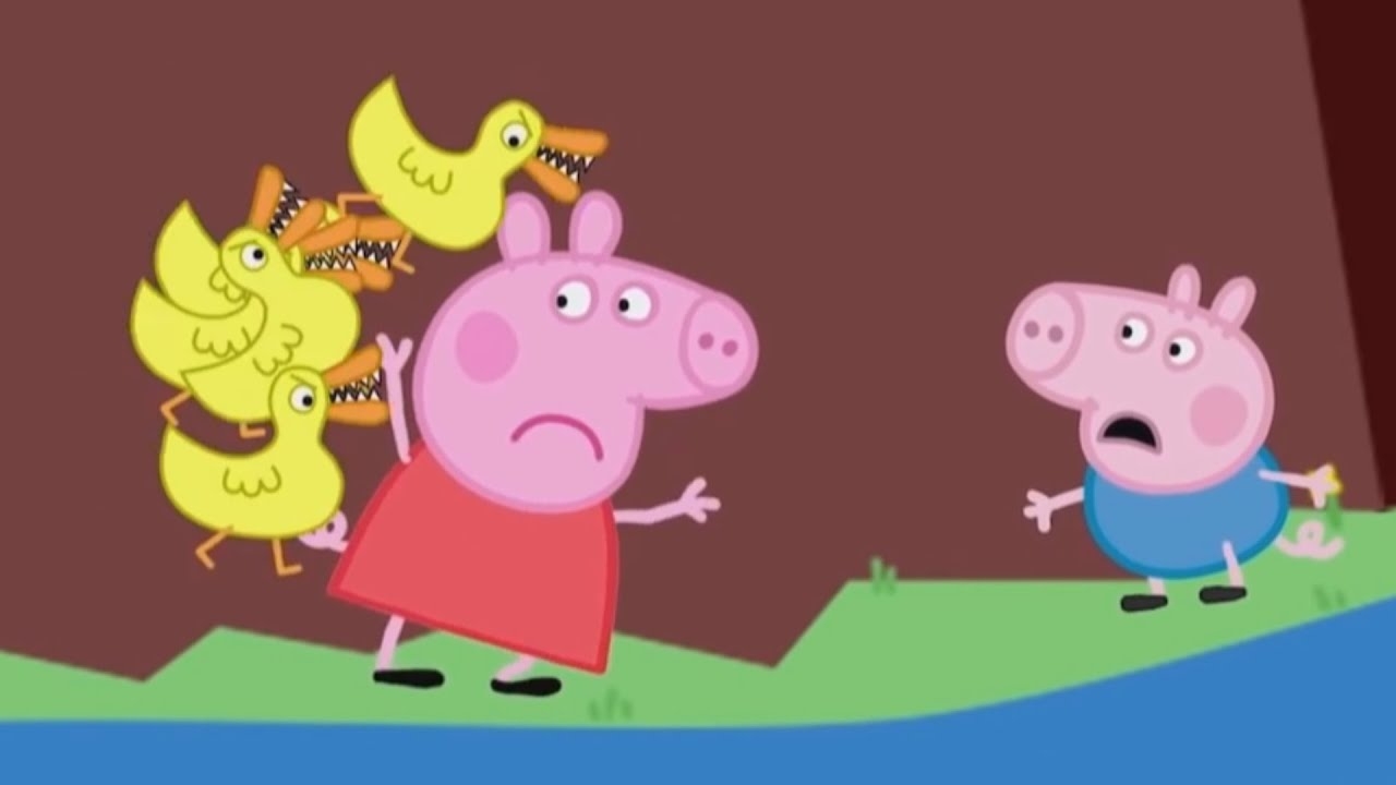 История ужасов про Свинку Пеппу - Атака уток убийц.