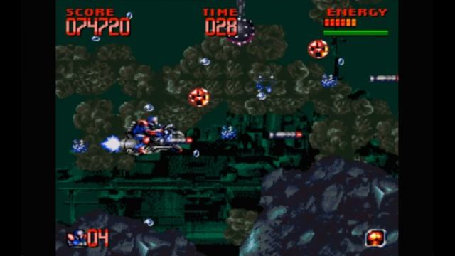 Super Nintendo (Snes) 16-bit Super Turrican 2 Stage 3-3 Прохождение