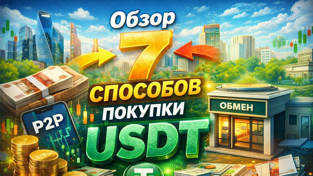 Обзор 7 способов покупки USDT
