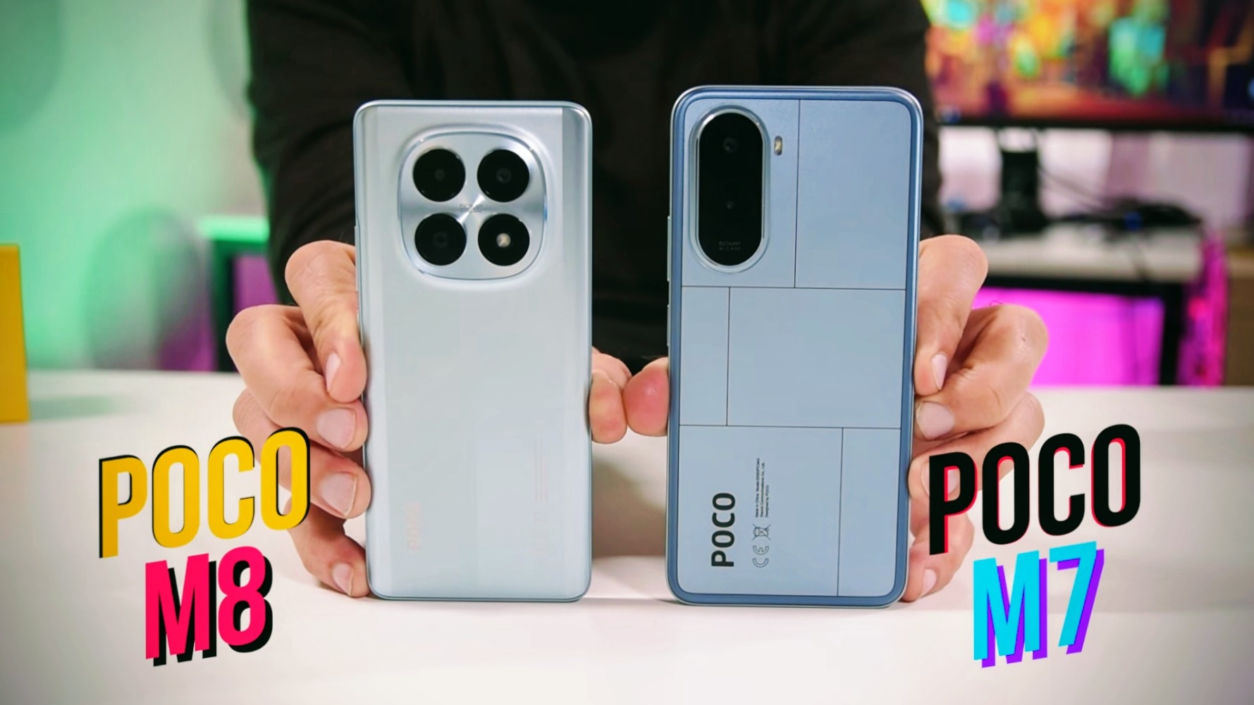 Сравнивание Poco М8 - Poco М7 / Арстайл /