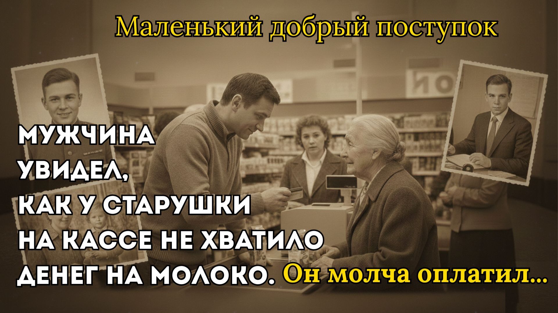 Краткий диалог, в котором сошлись случайная доброта и многолетняя материнская боль.