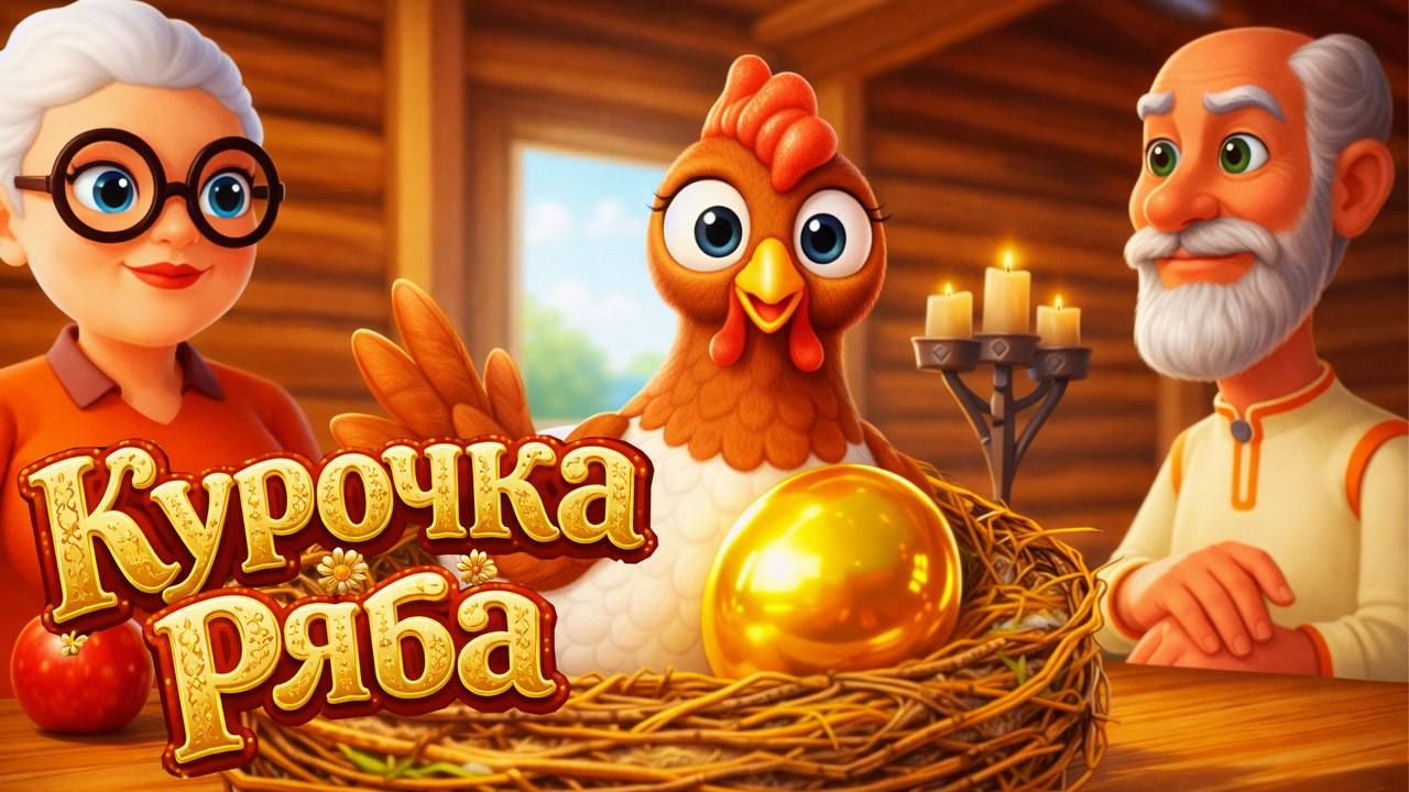 Курочка  Ряба 🐓 Народная Сказка🥚