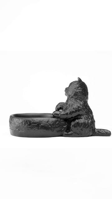 Подсвечник чугунный "Котик". Артикул 200039. https://феникс.art