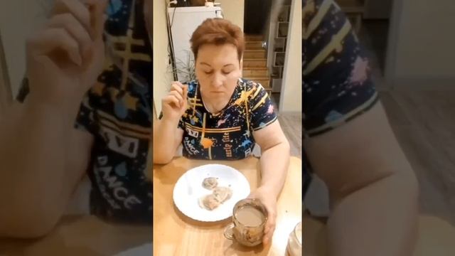 Мукбанг.Пельмени с морепродуктами