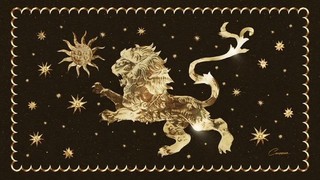 Лев: Сериал Зодиака | Космическая ночная атмосфера для творчества, силы и мягкой храбрости