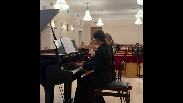 Георгий Свиридов. "Метель" - вальс. Арина Тимофеева и Гульназ Сахибгареева