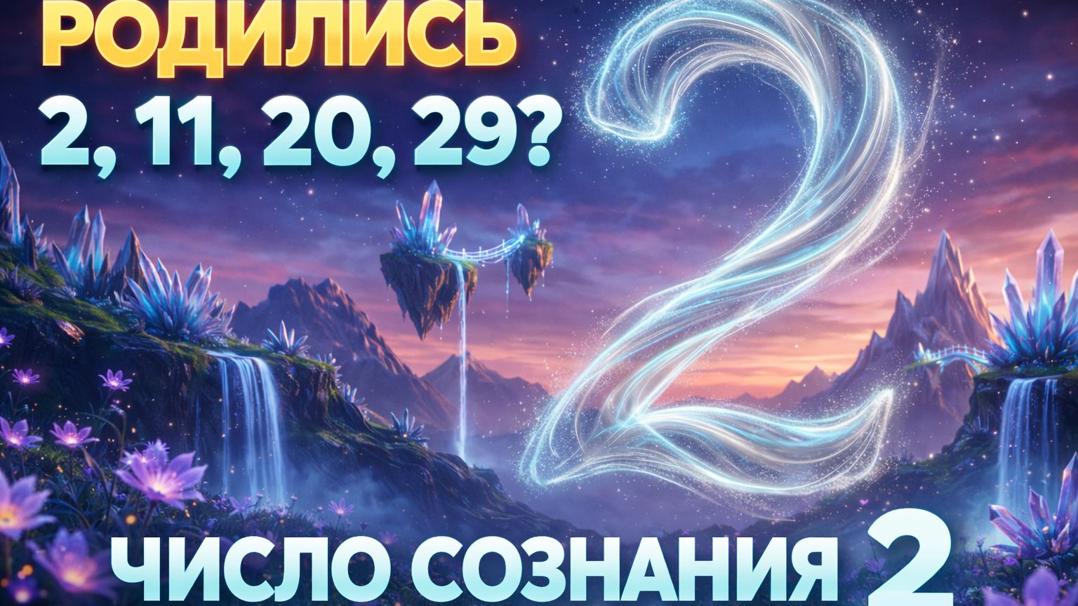 РОЖДЁННЫЕ 2,11,20,29 ЧИСЛА. ЧИСЛО СОЗНАНИЯ 2