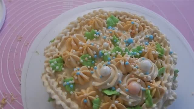 РЕЦЕПТ. ТОРТИК СЪЕЛИ ЗА ПЯТЬ МИНУТ. КОКОСОВЫЙ БИСКВИТ. и КРЕМ БРЮЛЛЕ. УКРАШЕНИЕ ТОРТИКА..