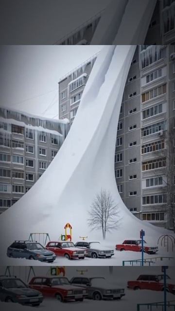 Русские на Камчатке после метели