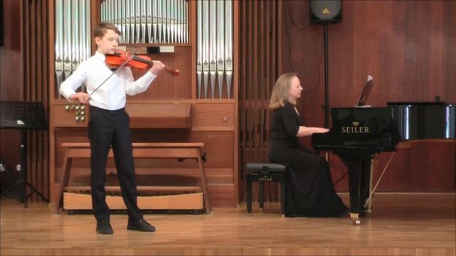 Михаил Коновалов (скрипка) - Фритц Зейц "Концерт №3 Соль-Минор, 1 часть"