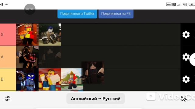тир лист forsaken
