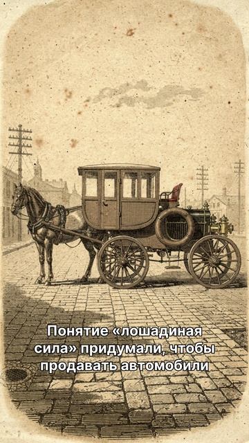 Почему «лошадиная сила» — маркетинг XIX века? Удивительный факт!