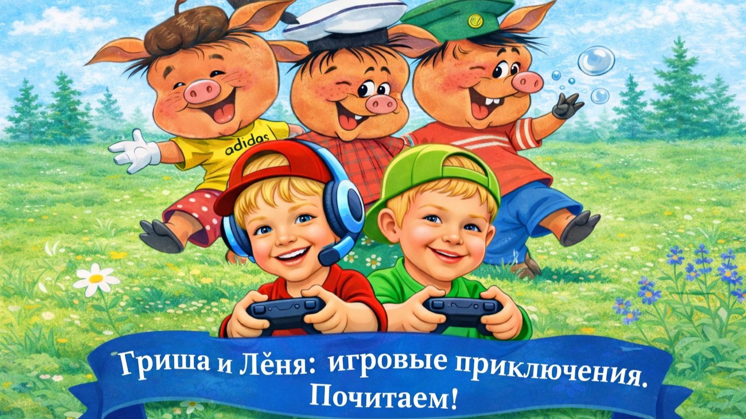 Почитаем! Три поросенка. Английская народная сказка