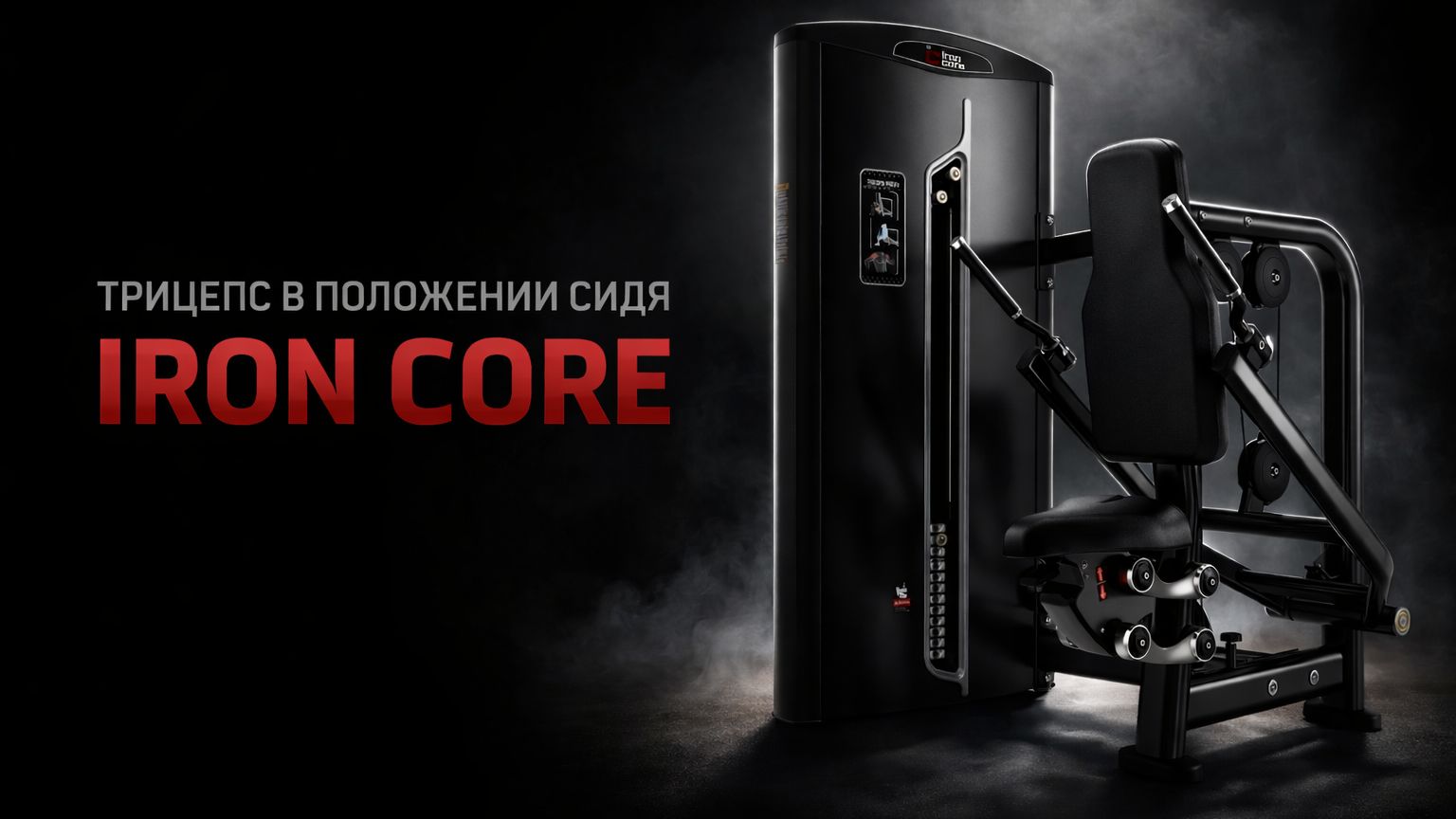 Трицепс в положении сидя IRON CORE СЕРИЯ BLACK FORCE BF06