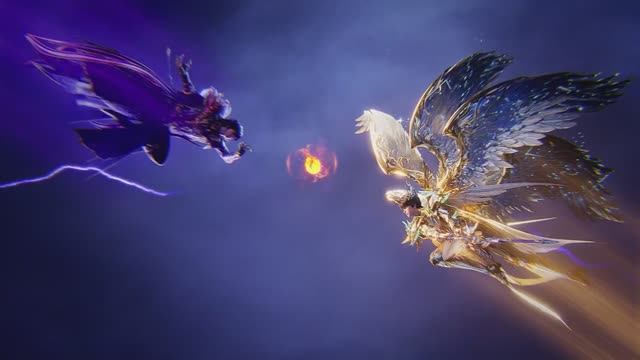 Трон, отмеченный Богом 195 Серия - Клип Кара Небес вмешивается (Аниме-Мультсериал 2022)