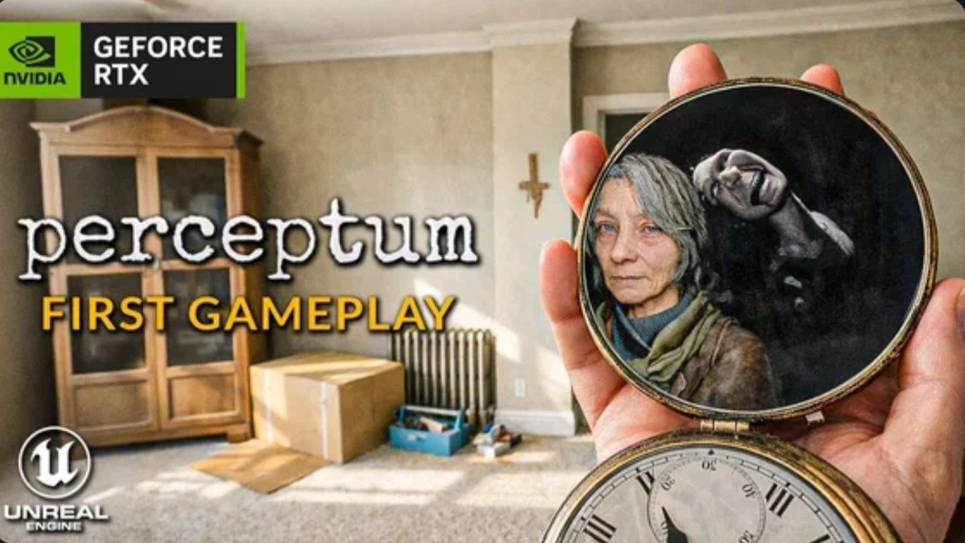 Perceptum — геймплей - игра в жанре психологического хоррора от первого лица