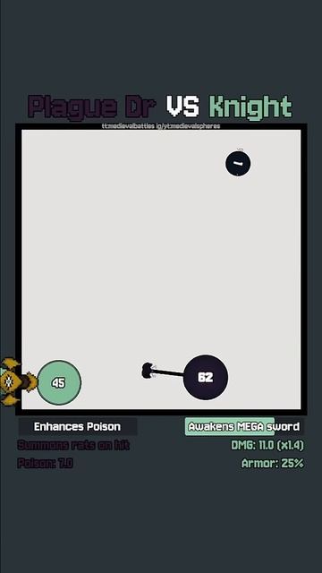 18. Plague Dr 🐀 VS 🗡️ Knight