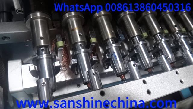 SANSHINE SS7010 10-шпиндельный автомат обмотки дросселей на барабанных сердечниках