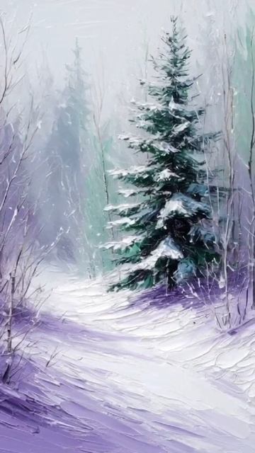 Декабрь идёт завьюженный