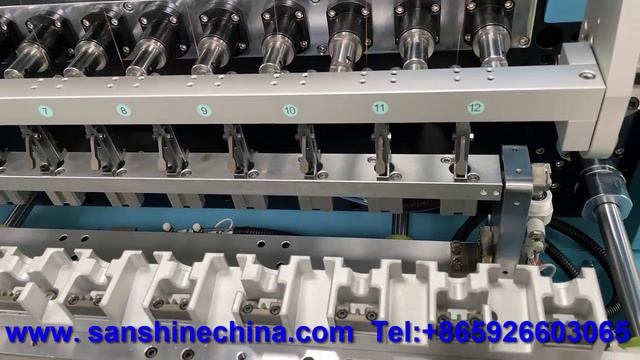 SANSHINE SS6012 12-шпиндельный автомат обмотки катушек на каркасах