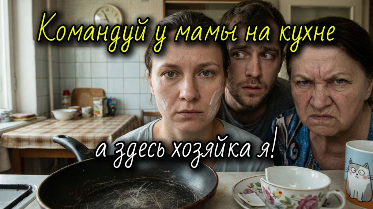 Командуй у мамы на кухне, а здесь хозяйка я! Не нравится — дверь знаешь где | рассказ свекровь