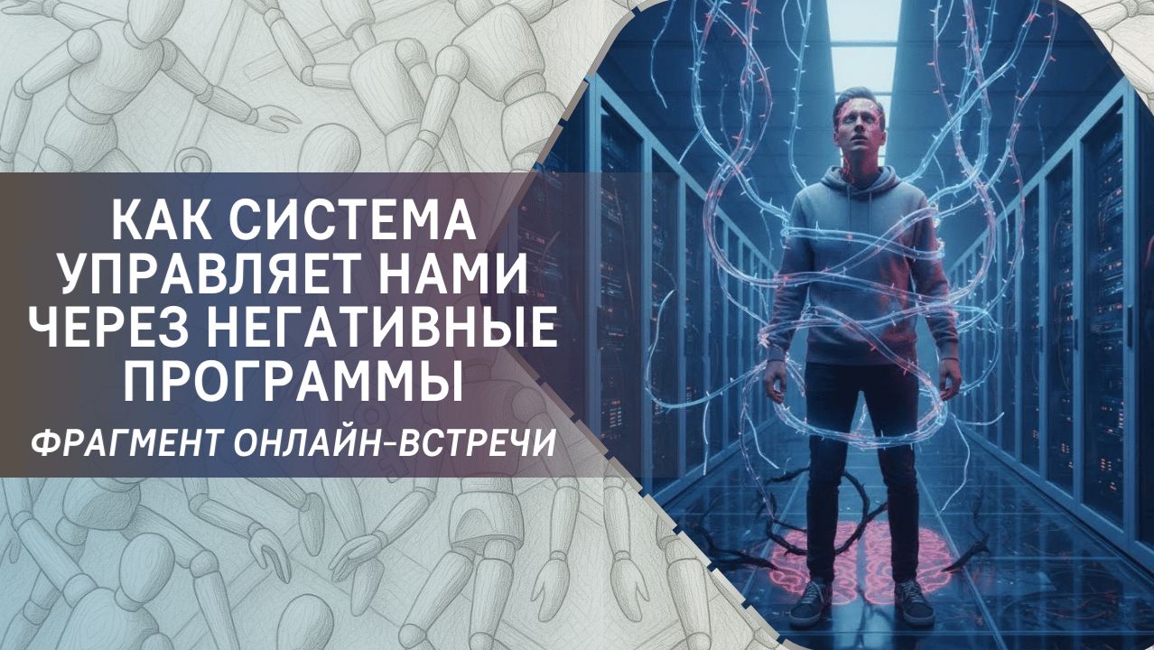 Как Система управляет нами через негативные программы. Фрагмент бесплатного вебинара