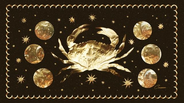 Рак: Серия Зодиака | Космическая ночная атмосфера для исцеления, удержания и отпущения