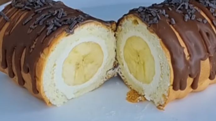 Банановый рулетик