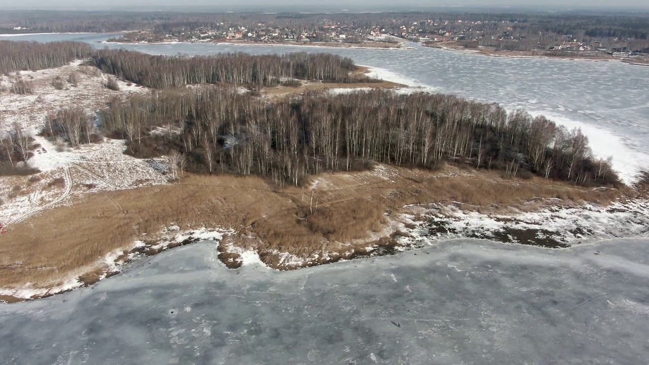 канал, зима, mavic 2 zoom