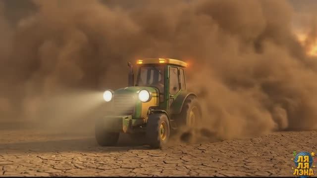 ТРАКТОР ВОВЧИК 2 серия. Мультики про машинки и технику. Рабочие будни
