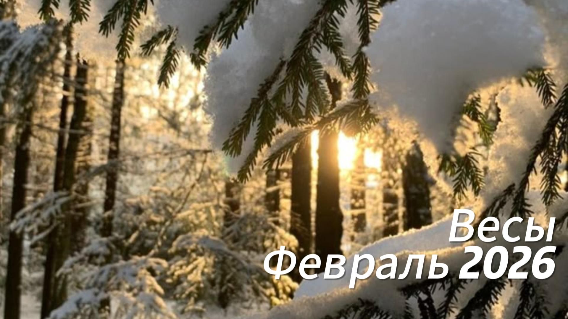 Прогноз для Весов на Февраль 2026