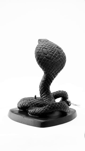 Статуэтка чугунная "Змея". Артикул 100083. https://феникс.art