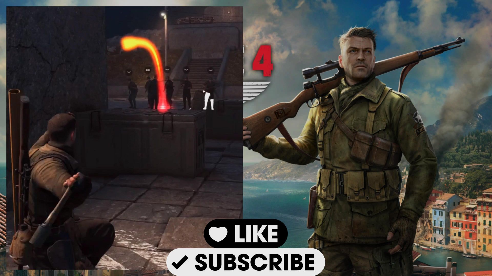 СЧАСТЛИВЧИК... МНЕ ПОНАДОБИЛАСЬ ВСЕГО ОДНА ГРАНАТА!!! (Sniper Elite 4 #15)