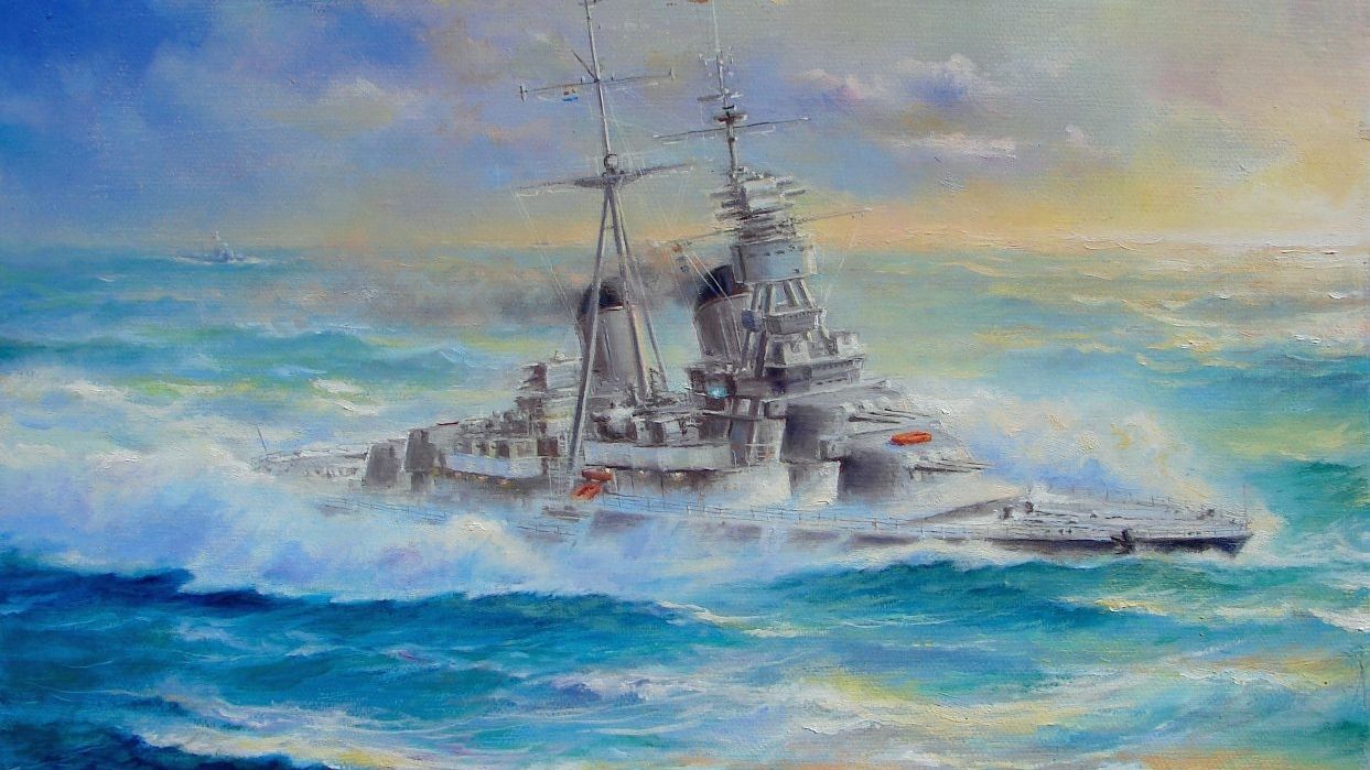 Морская тема в картинах астраханского художника  Юрия Анискина