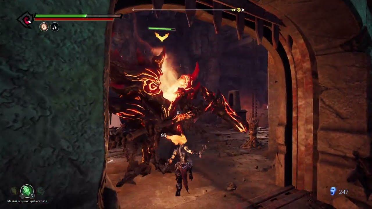 Прохождение игры Darksiders III #4 Изучаем древние руины (без комментариев)