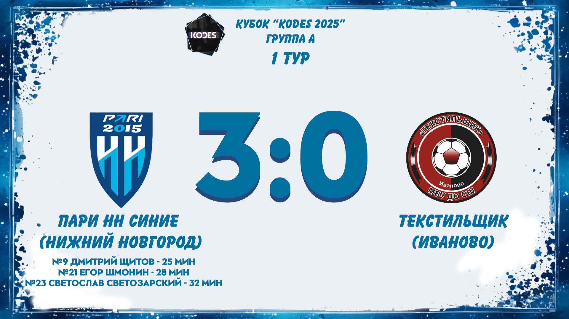 Пари НН Синие (Нижний Новгород)  - Текстильщик (Иваново)