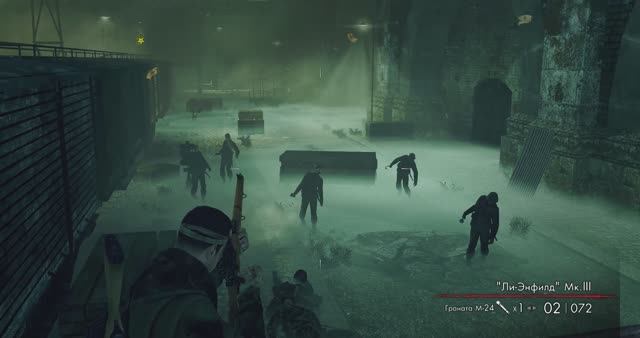 3 Sniper Elite Nazi Zombie Army - лабиринт мертвых