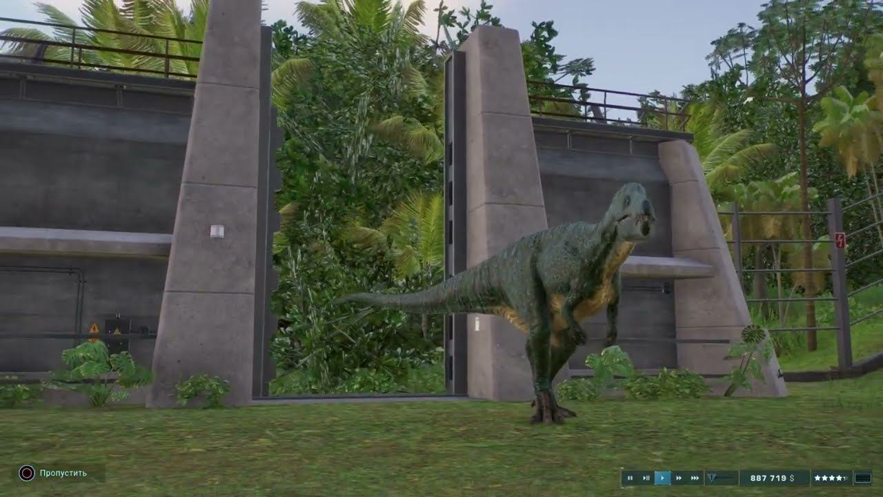 Прохождение игры Jurassic World Evolution 2 #12 Сначало мясо потом рыбу. На все 5 (без комментариев)