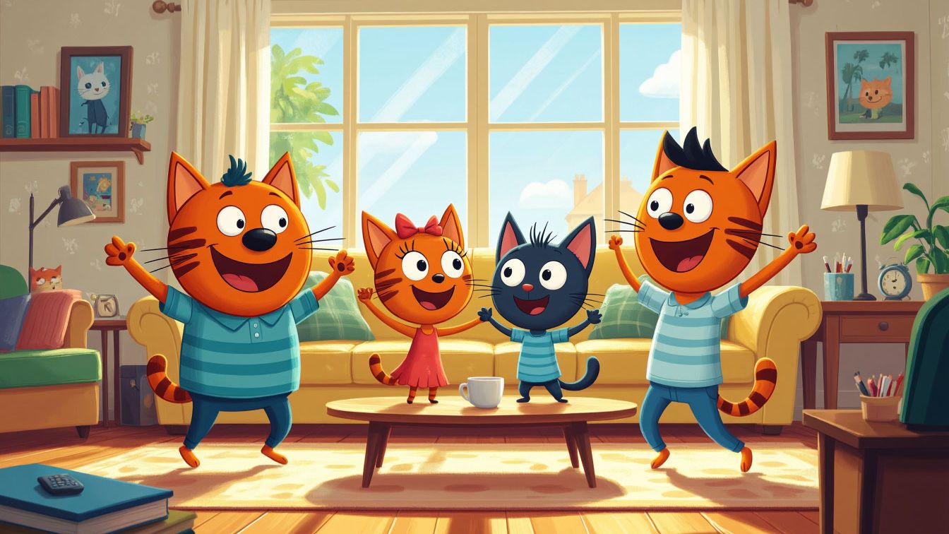 Три Кота — Мультфильм для Детей | КОмпот в магазине | Три Кота Мультик Смотреть