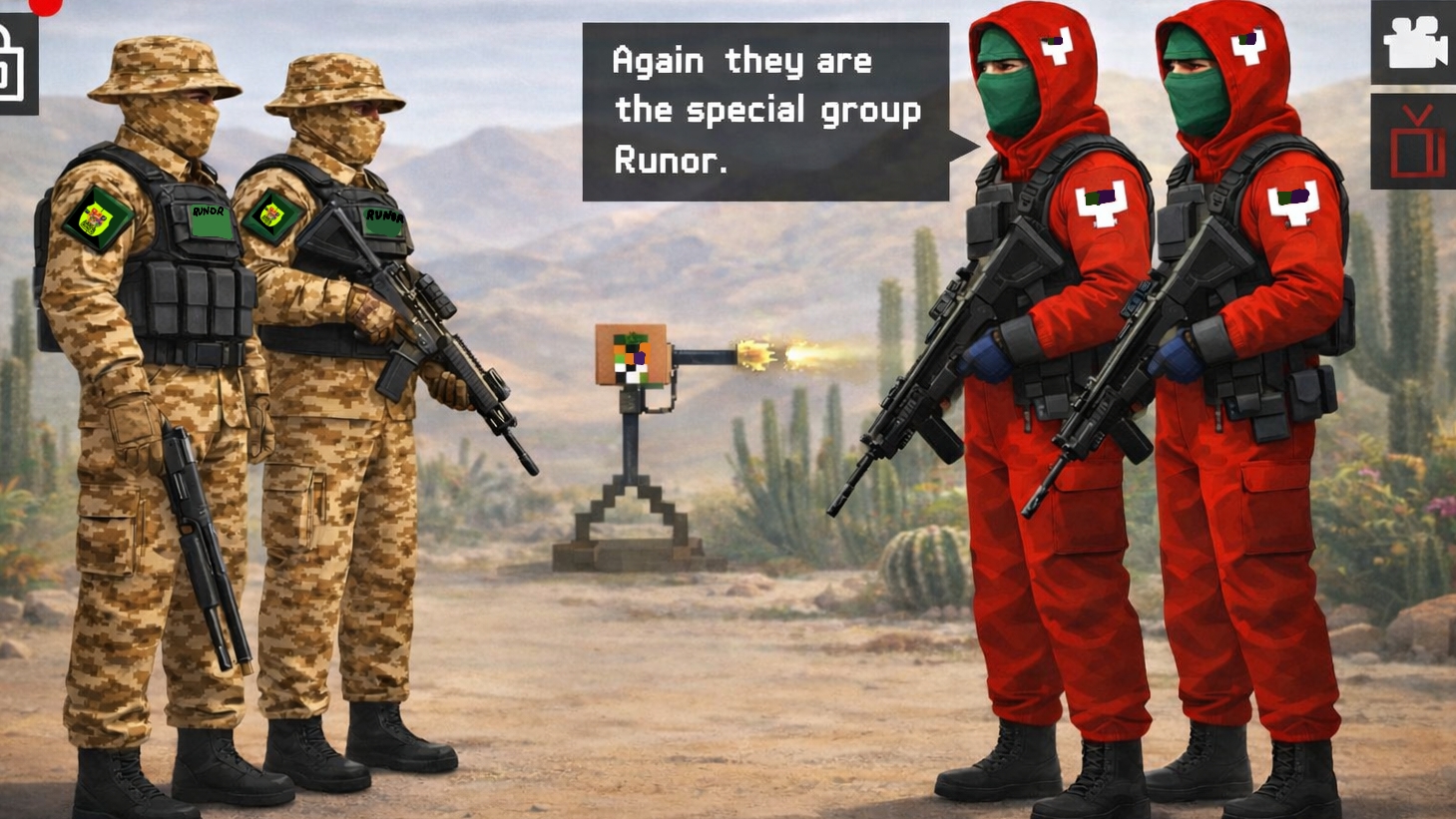 Бандиты против бандитов 3D шестая часть пустынная бура