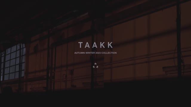 Показ мужской коллекции Taakk осень-зима 2023-2024