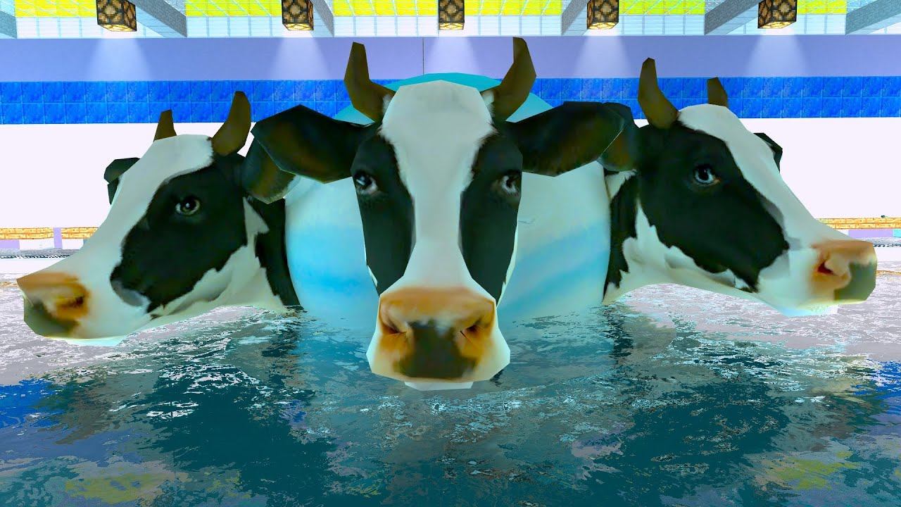 ВСЕ ИТАЛЬЯНСКИЕ BRAINROT в Гигантском Бассейне с LA VACA SATURNO МОНСТРОМ в Minecraft