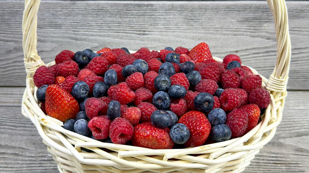 Ягодная корзина «Ягодное лукошко»