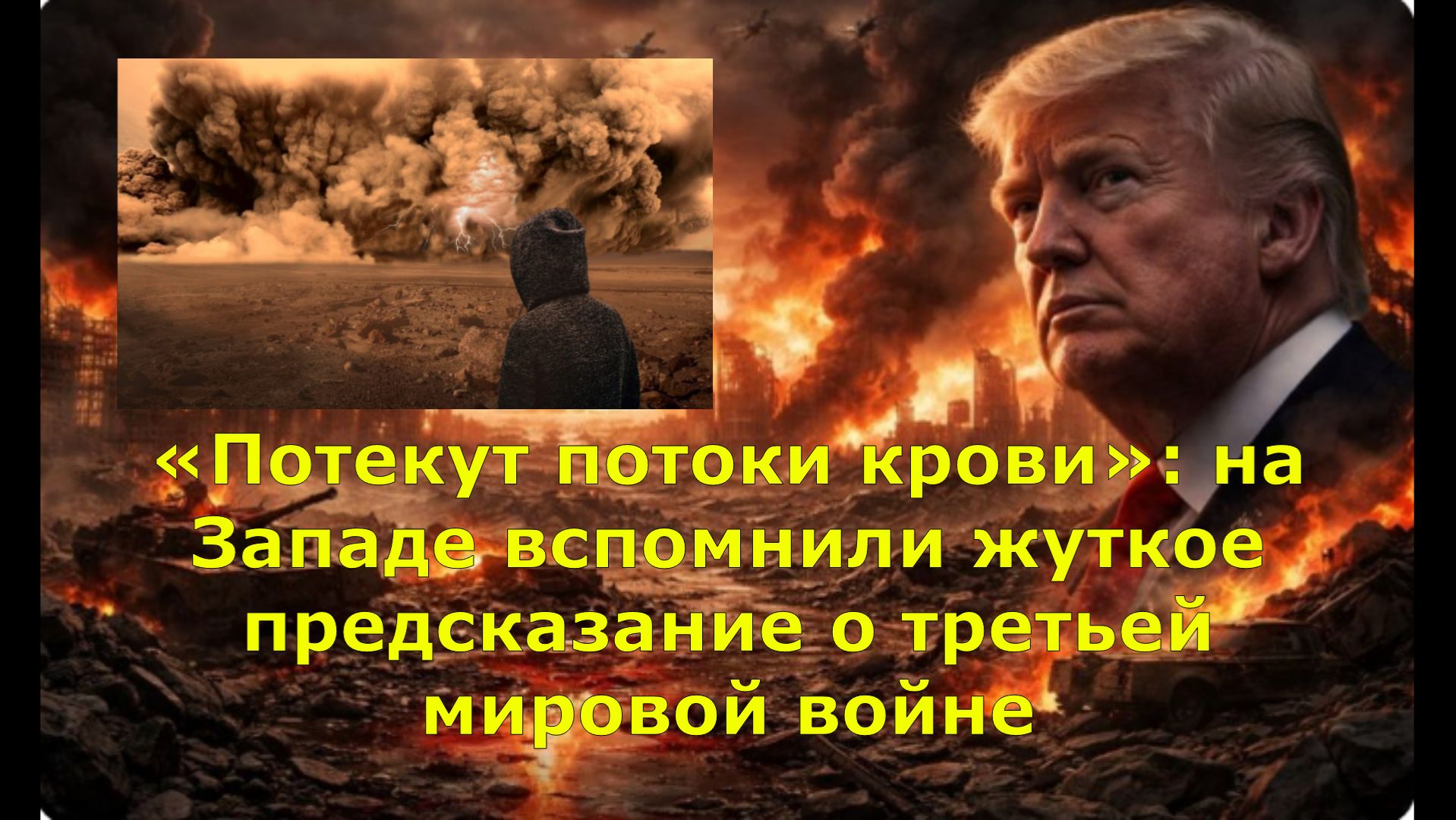 «Потекут потоки крови»: на Западе вспомнили жуткое предсказание о третьей мировой войне