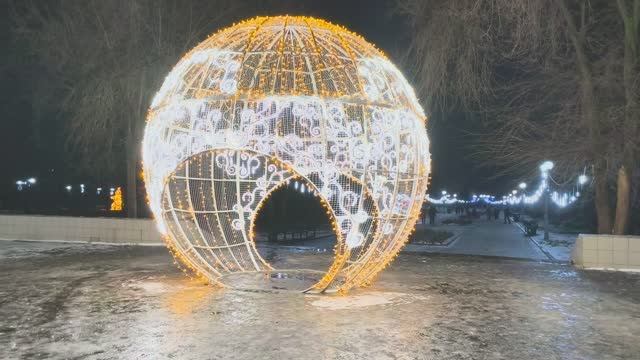 HDR PLUS Луганск Новогодний Парк Горького на Рождество Христово №2