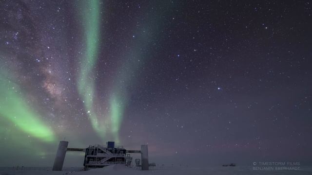 ЮЖНЫЙ ПОЛЮС АНТАРКТИДЫ - ТАЙМЛАПС