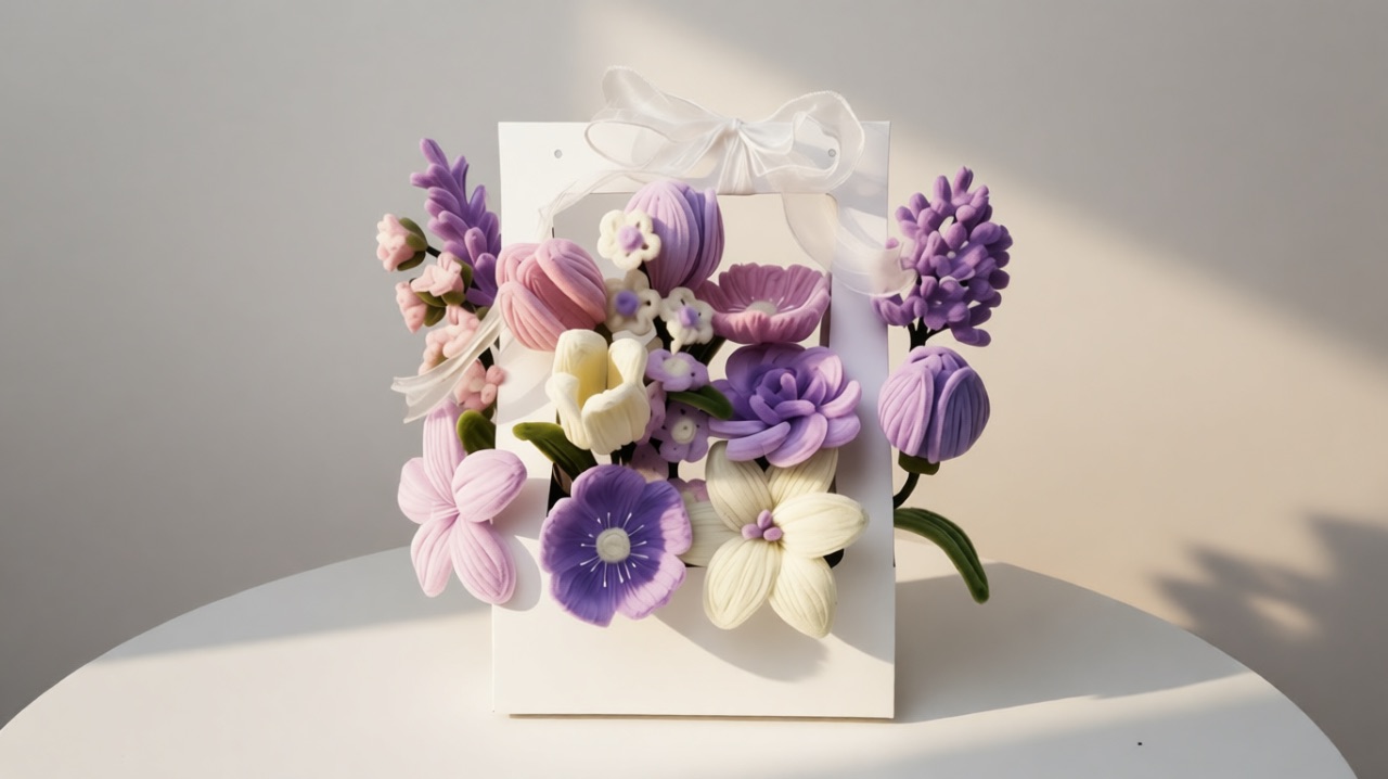 БУКЕТ ОЧАРОВАНИЕ ИЗ СИНЕЛЬНОЙ ПРОВОЛОКИ