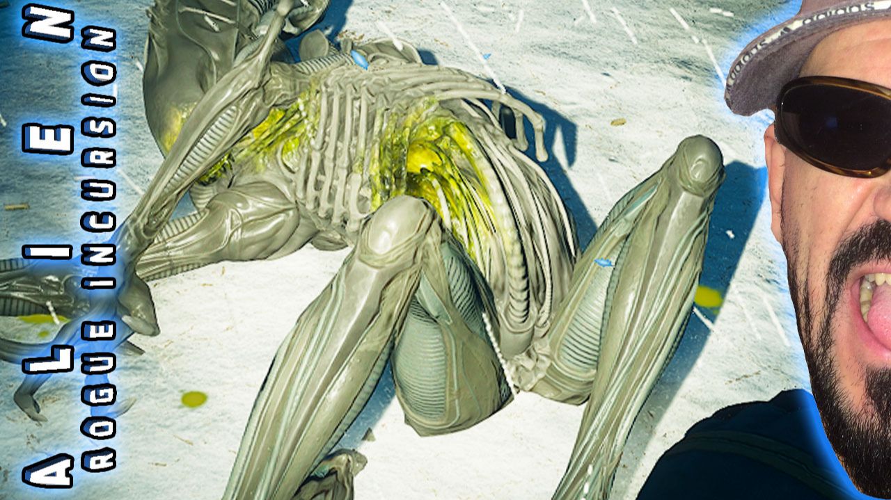 Чужие атакуют корабль в снежную бурю Alien Rogue Incursion