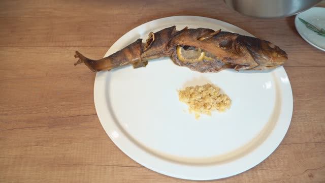 Ужин | Булгур и терпуг