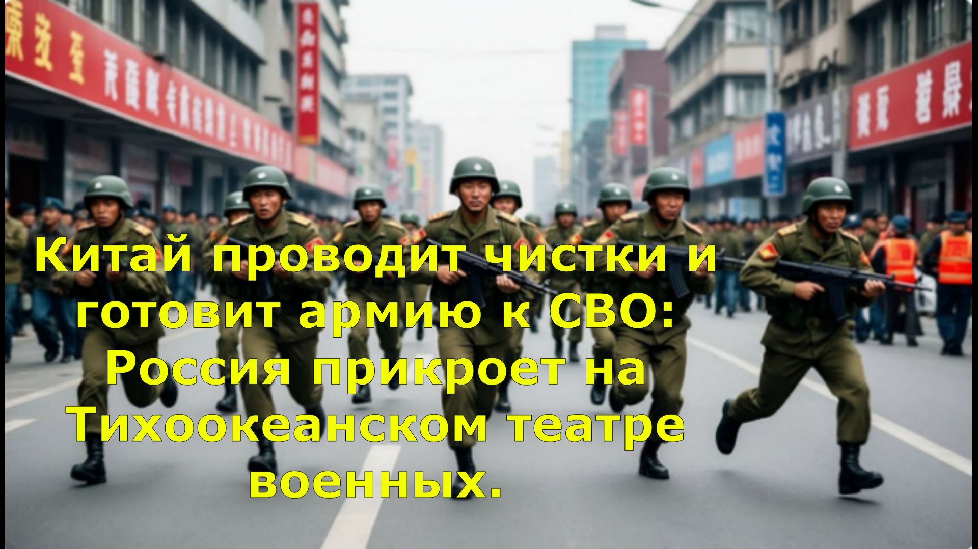 Китай проводит чистки и готовит армию к СВО: Россия прикроет на Тихоокеанском театре военных.